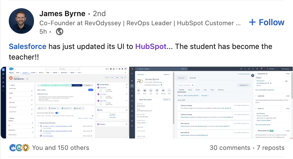 Salesforce UI Changes to...HubSpot’s UI? (HubSpot vs Salesforce Update)
